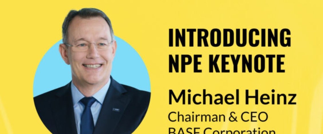 Keynote Speaker Michael Heinz Announced for NPE2024