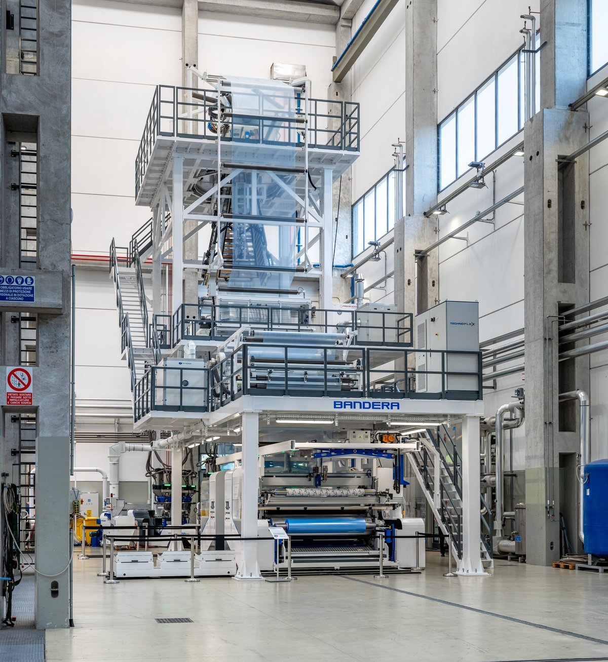 Open house: Presentation of the 5-layer co-extrusion line TechnoFLEX PO5