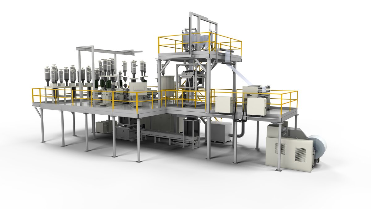 Quadex the biaxially oriented film extrusion lines