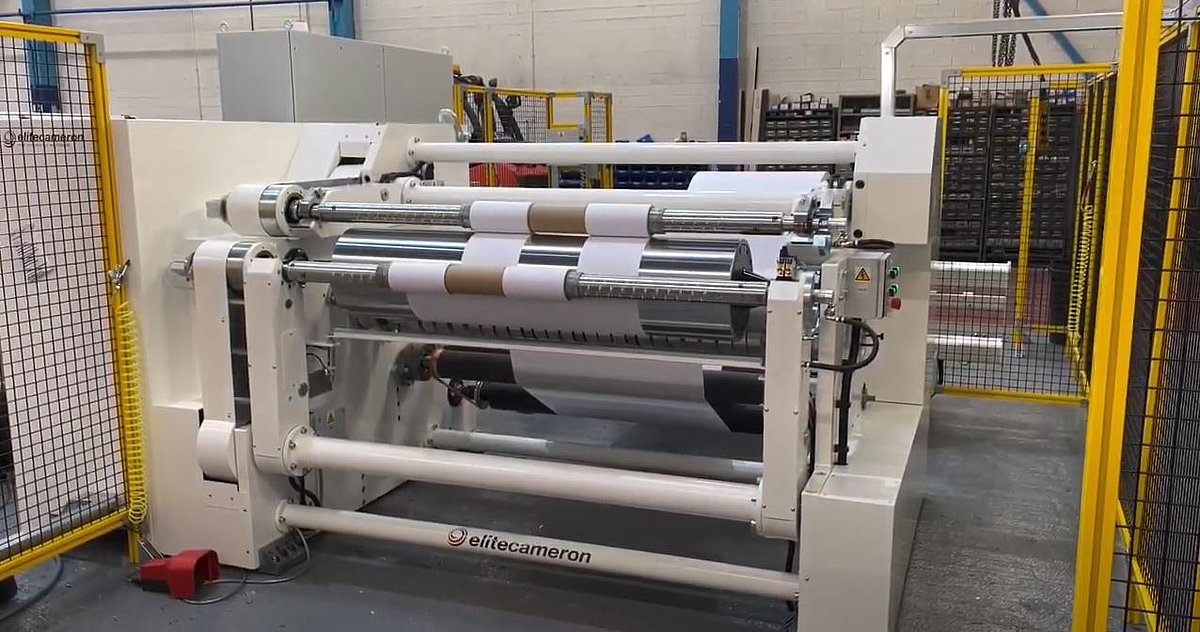 Elite Cameron - Slitter Rewinder - Elite Cameron CS1000 Duplex Center ...
