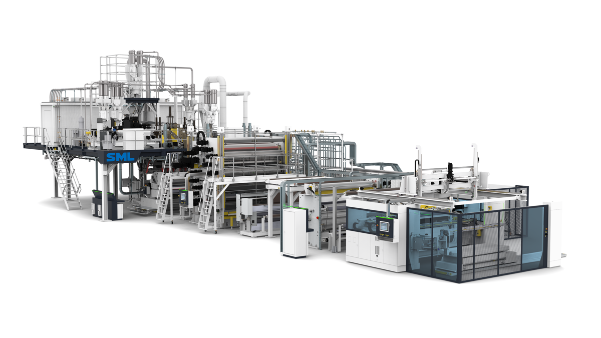 Latest Version of SML’s Multi-Purpose Cast Film Line with new MDO unit